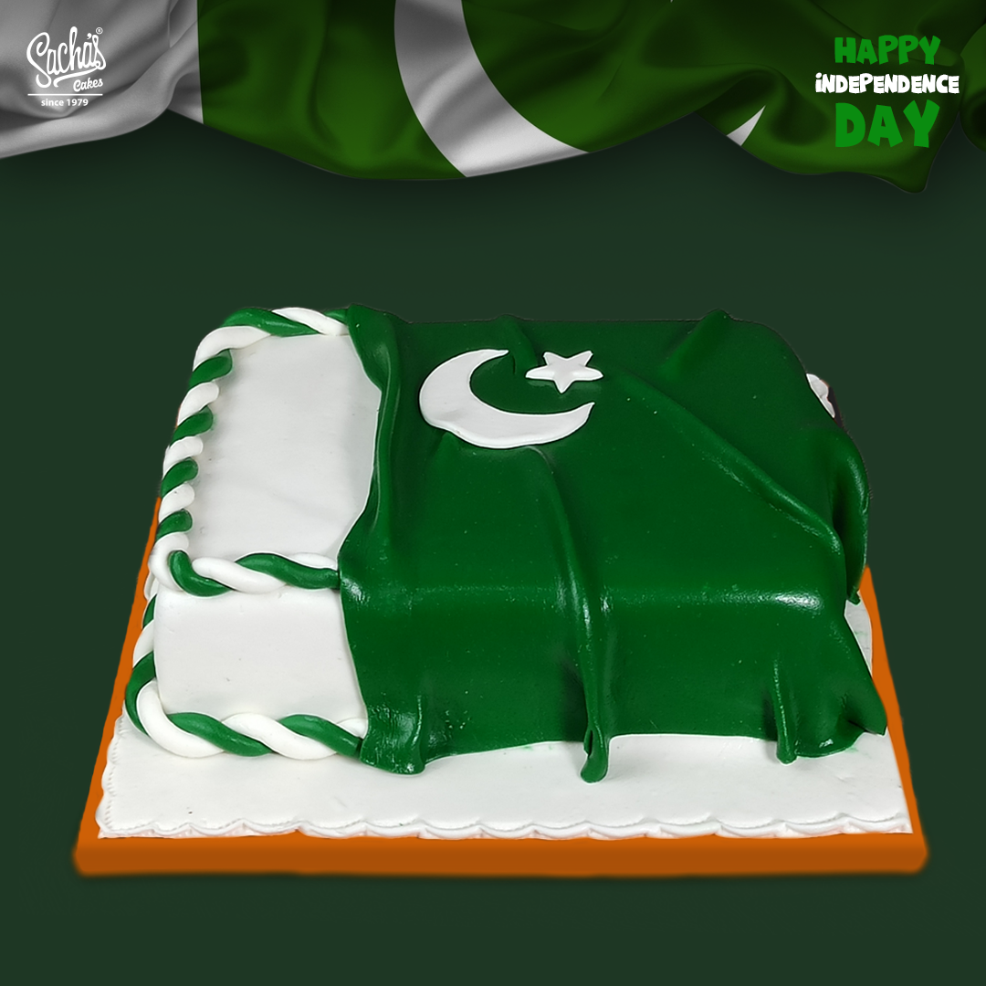 National Flag Fondant Delight Cake | Best Independence Day Cake – Sacha ...