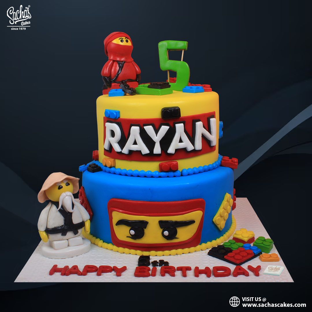 Ninja Theme Birthday Cake | Best Birthday Cake in Karachi – Sacha's Cakes