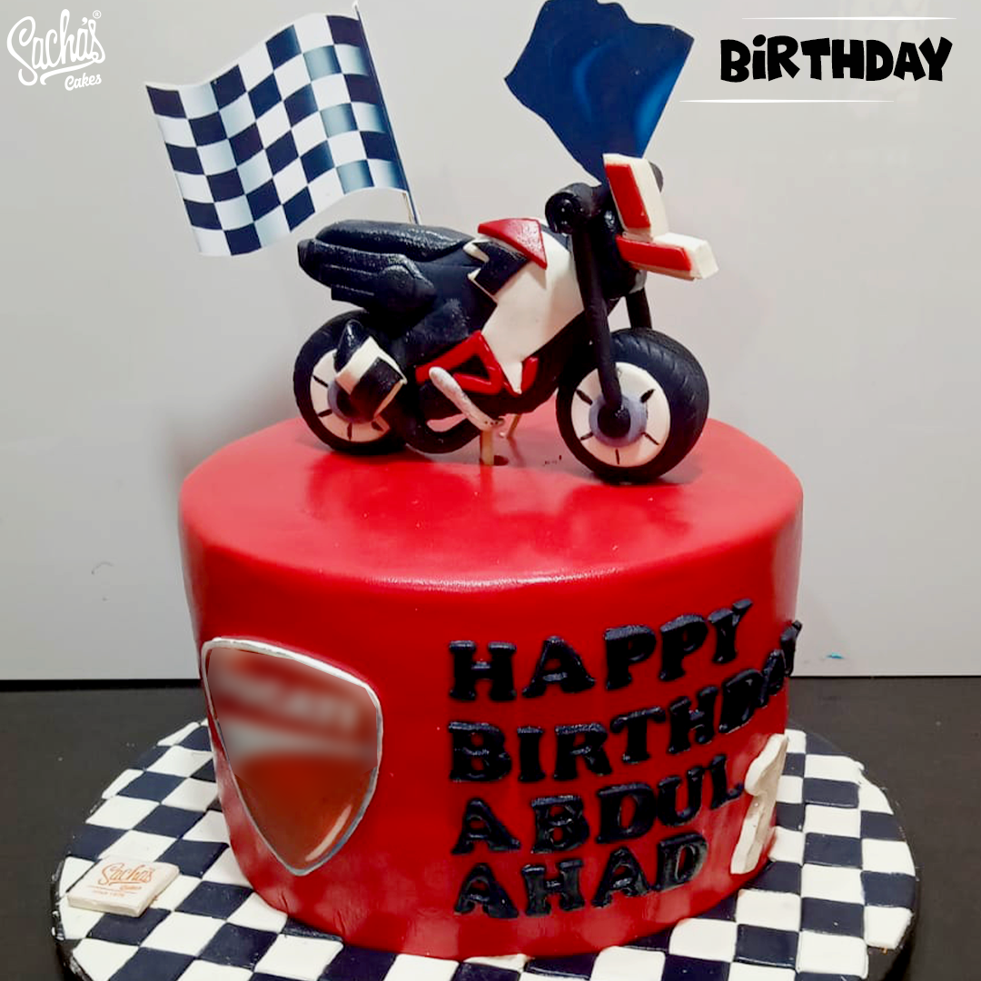 Ducati Bike Racing Birthday Cake – Sacha's Cakes