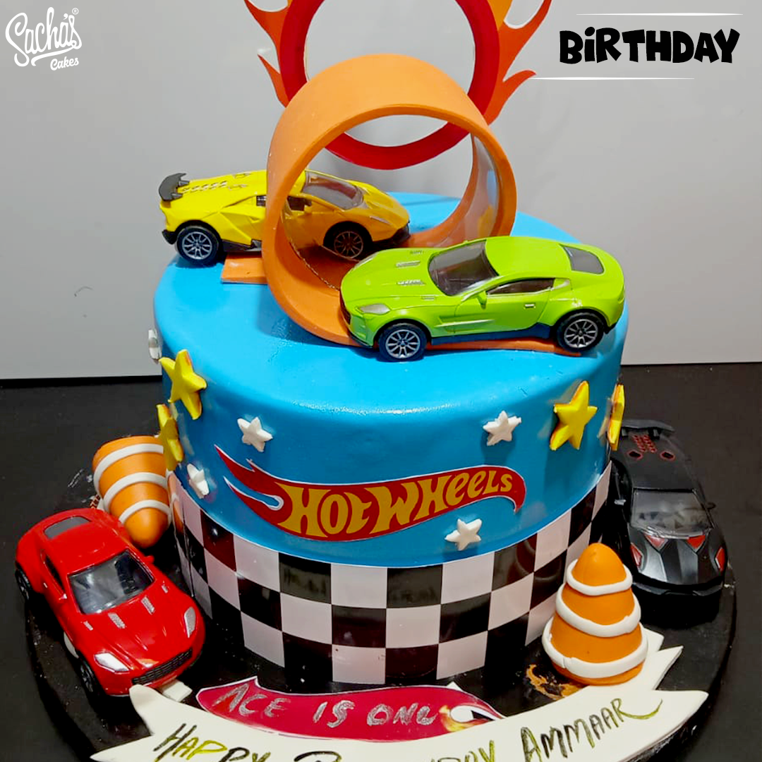 Hot Wheels Racing Delight Cake – Sacha's Cakes
