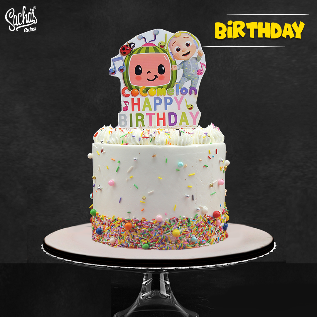 Cocomelon Birthday Theme Fondant Cake – Sacha's Cakes