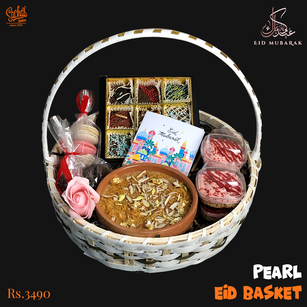 Pearl Eid Basket in Karachi | Eid Cakes and Gifts in Karachi – Sacha's ...
