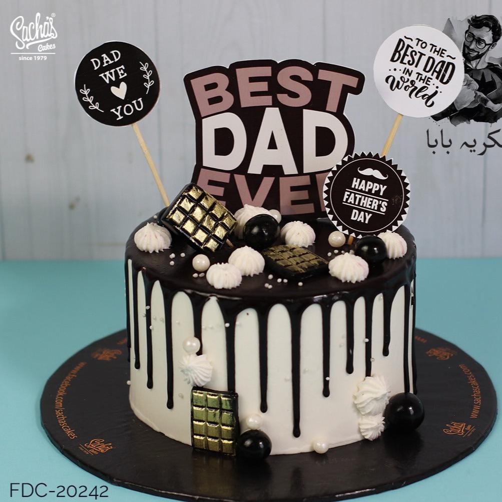 Father's Day Best Ever Dad Cake | Best Father's Day Cakes and Gifts in ...