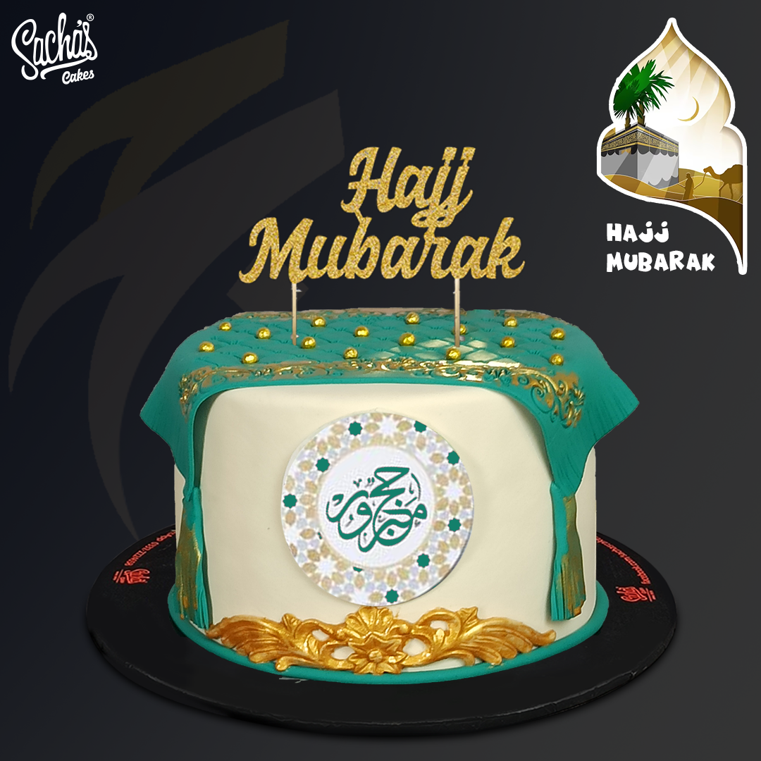 Hajj Mubarak Pilgrim's Sweet Delight Cake | Best Hajj n Umrah Cake ...