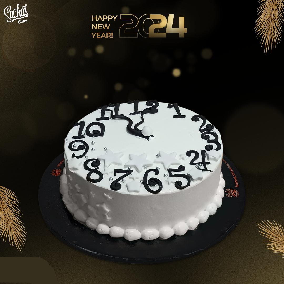Watch Dial Delight Cake | New Year Cakes Online in Karachi – Sacha's Cakes