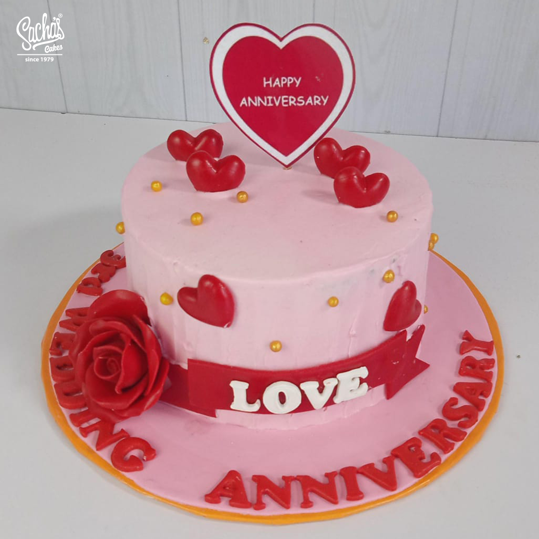 Endless Love Anniversary Cake – Sacha's Cakes