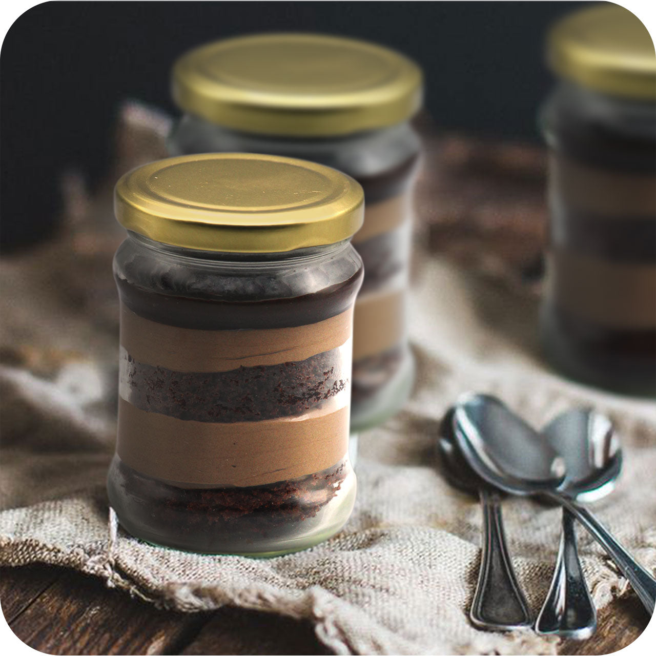 Mousse Cake in a Jar – Sacha's Cakes