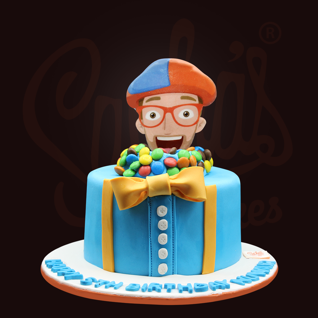 Blippi Theme Birthday Cake – Sacha's Cakes